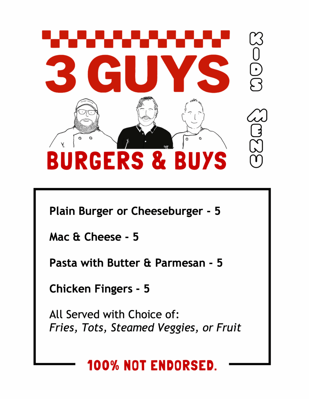 3 Guys Burgers & Buys - Sunday Nights at L3 - Local Three
